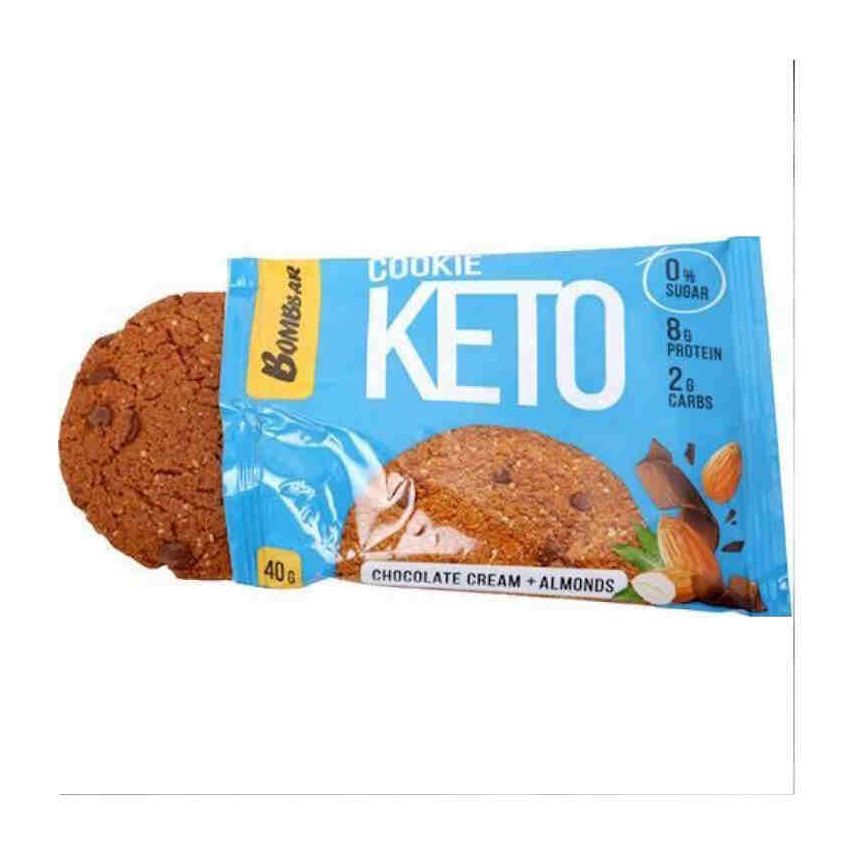 Bombbar-Keto-Cookies-Chocolate-Cream-+-Almonds – Activemile.com